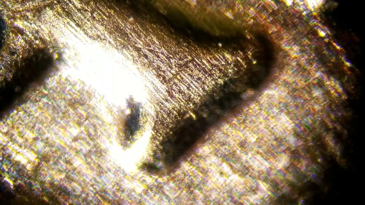 Coins Under Microscope - Buffalo Nickel, Quarter, and Penny - video ...