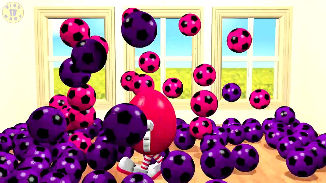 ⚽ Colors Learning For Kids - The Soccer Ball Pit Show - Mr Egg - Video ...