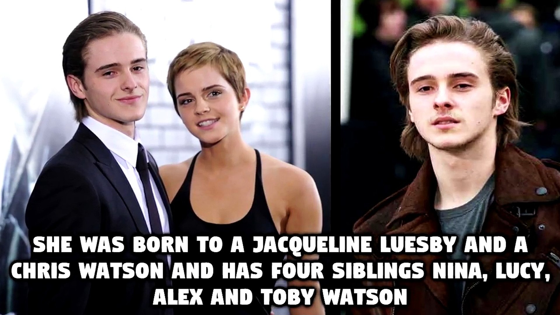 Emma Watson E Toby Watson