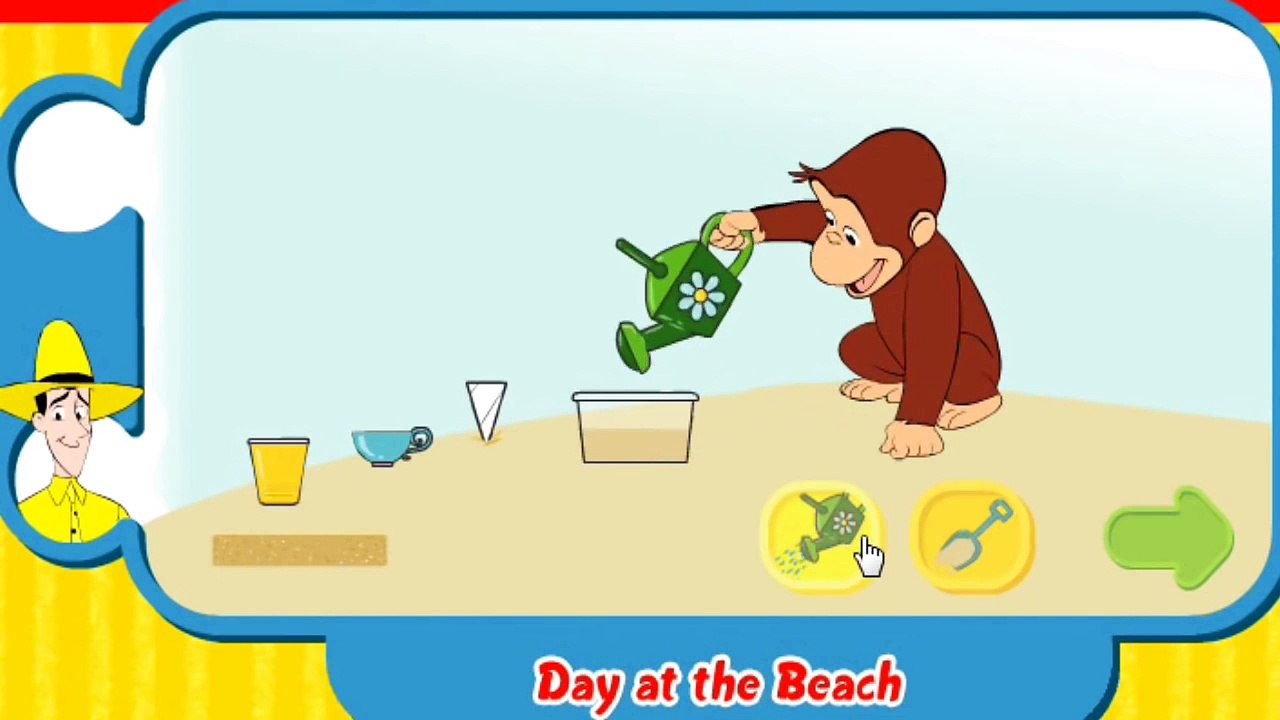 CURIOUS GEORGE Day At The Beach Cartoon Game Episode - video Dailymotion