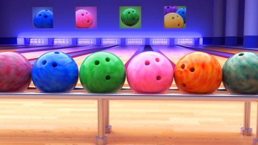 Binkie TV - Learn Colors Numbers Letters With Funny Bowling Balls ...