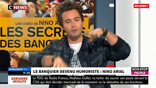 Morandini Live - L'humoriste Nino Arial raconte comment il a quitté en ...