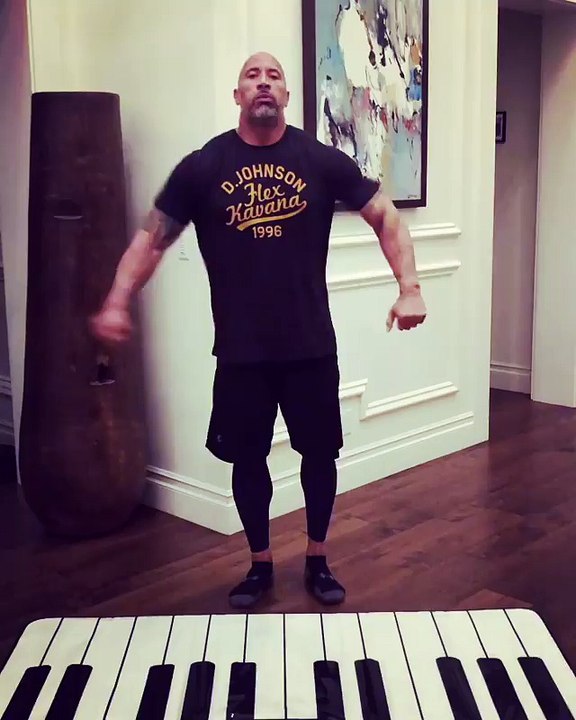 HOT SEXY BOLD FULL MATURED Dwayne Johnson AKA the ROCK is dancing in ...