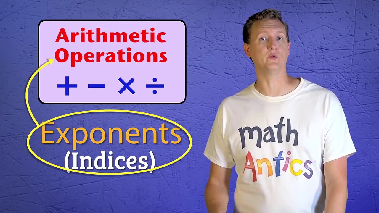 Math Antics - Intro To Exponents (aka Indices) - Vídeo Dailymotion