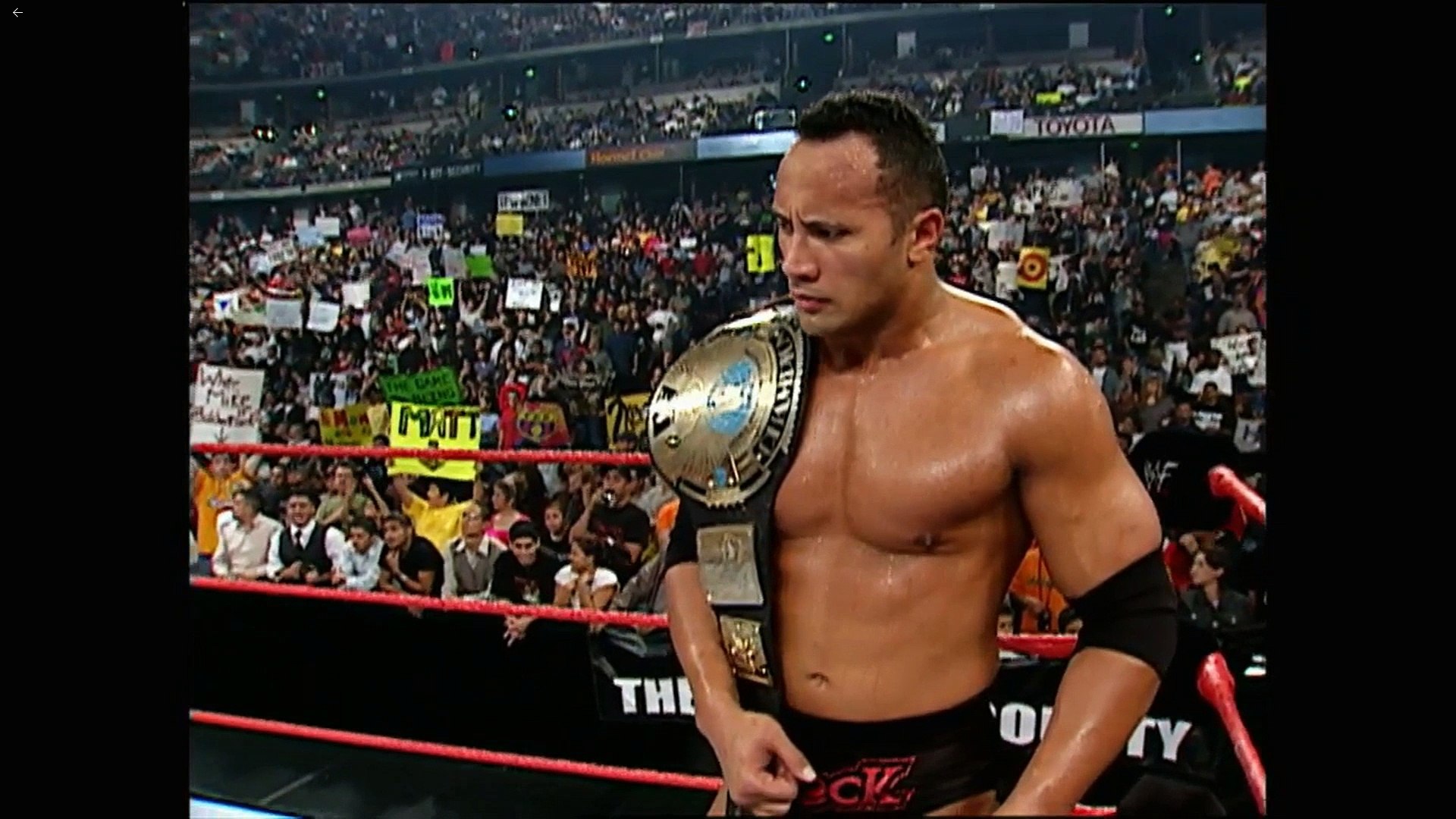 The Rock Wwe Champion 2000 WWE Championship Showdown The Rock Vs