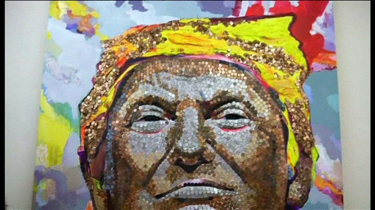An unusual portrait of Donald Trump is revealed - video Dailymotion