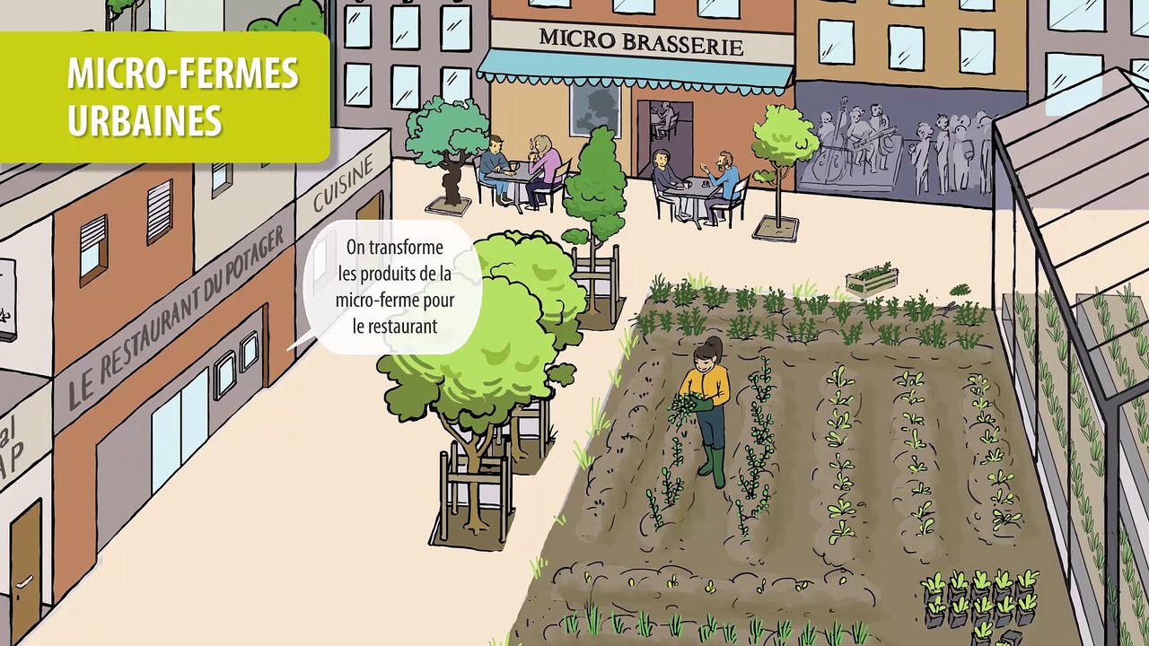 Les micro-fermes urbaines - Vidéo Dailymotion