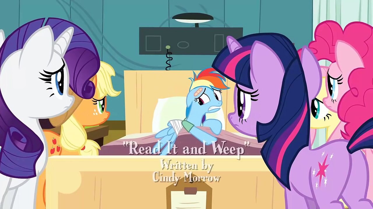 A ‘Rainbow Crash’ Landing (Read it and Weep) | MLP: FiM [HD] - video ...