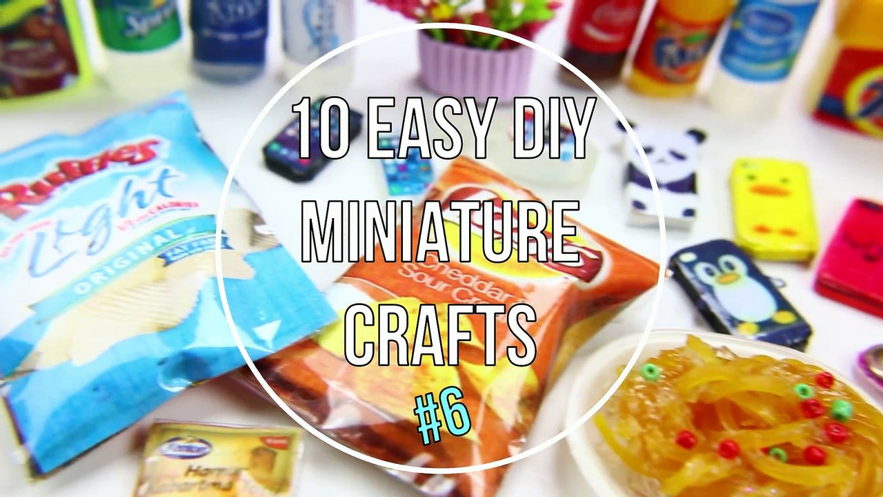 How to Make Easy DIY Miniatures - 10 Easy DIY Miniature Doll Crafts ...