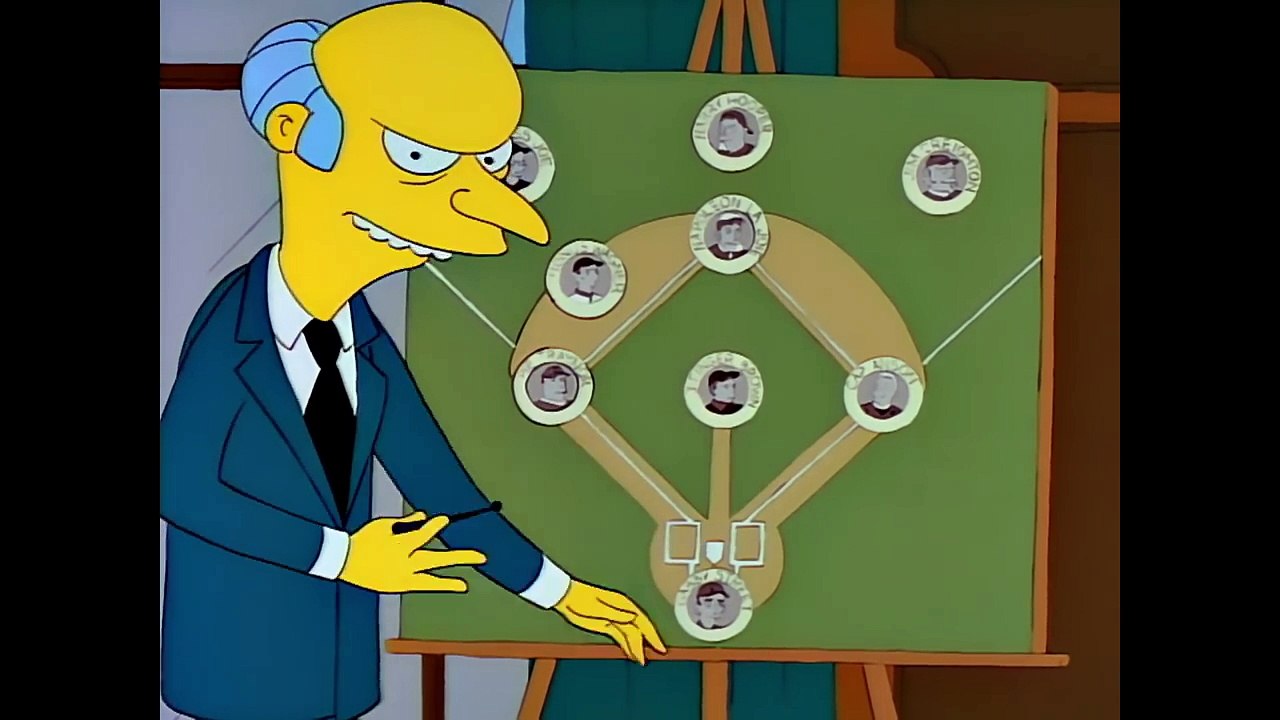 Baseball Hall Of Fame: Mr. Burns Tries To Add Ringers To His Team ...