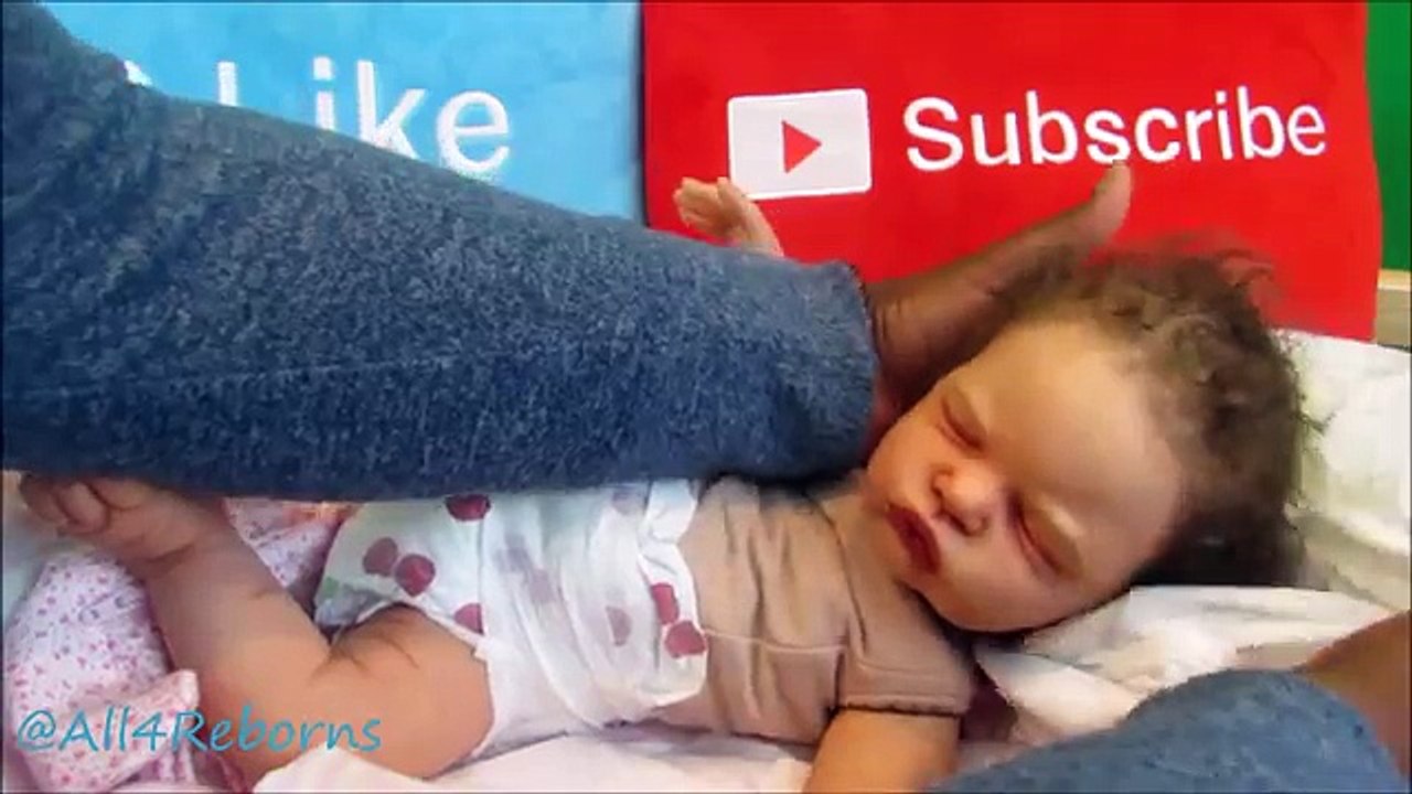 Reborn Baby Dolls MORNING ROUTINE Feeding Video Drinking Milk Roleplay ...
