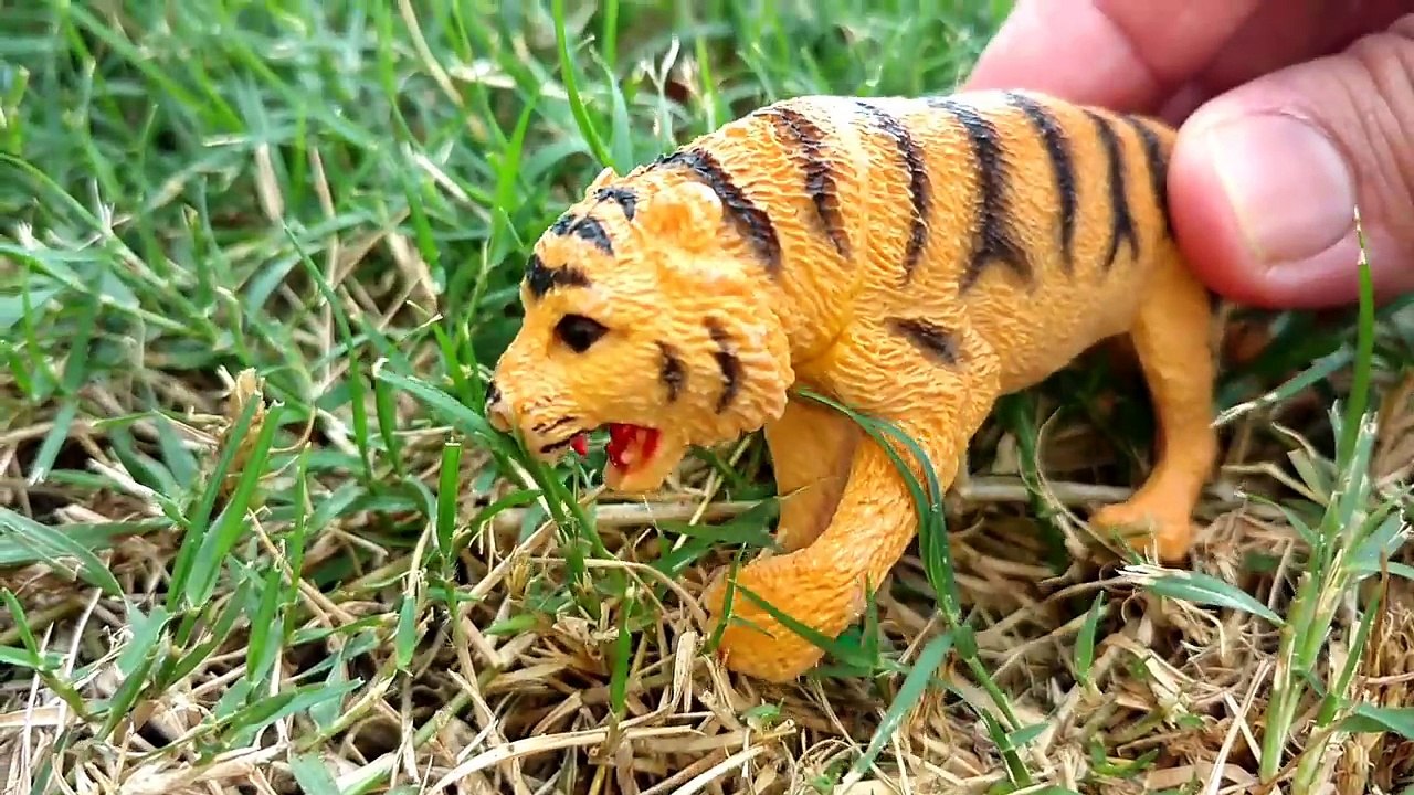 Safari Jungle ZOO Animals Toys-Learn Names and Sounds of Wild Animals ...