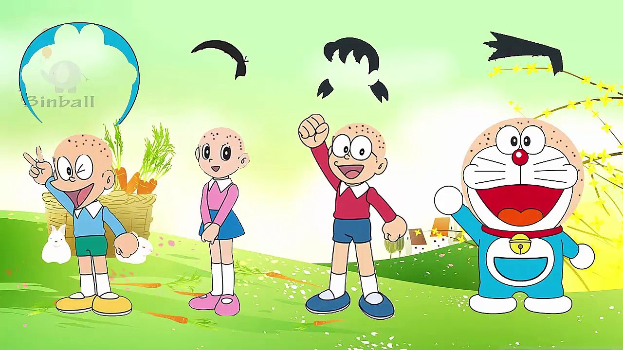 Wrong Hairs Of Doraemon ドラえもん Nobita Shizuka Suneo Finger Family Song ...