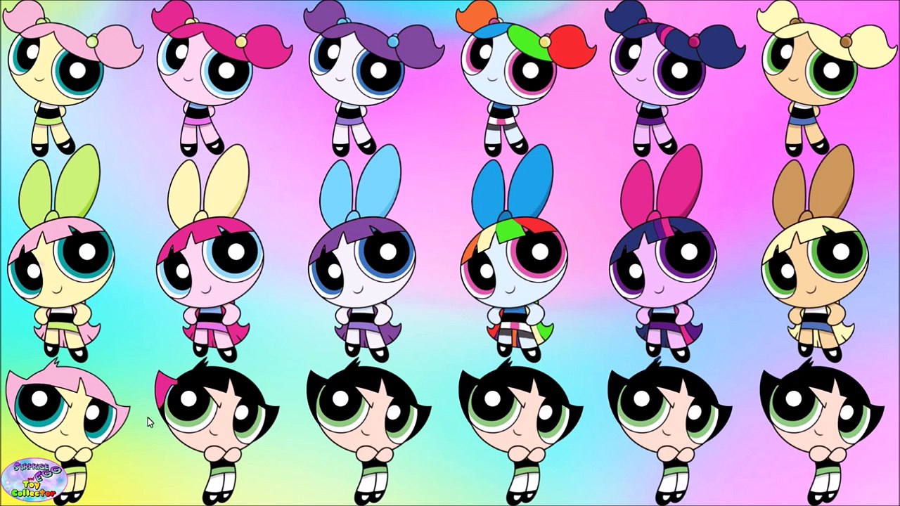 The Powerpuff Girls Color Swap Transforms Compilation Episode Surprise ...