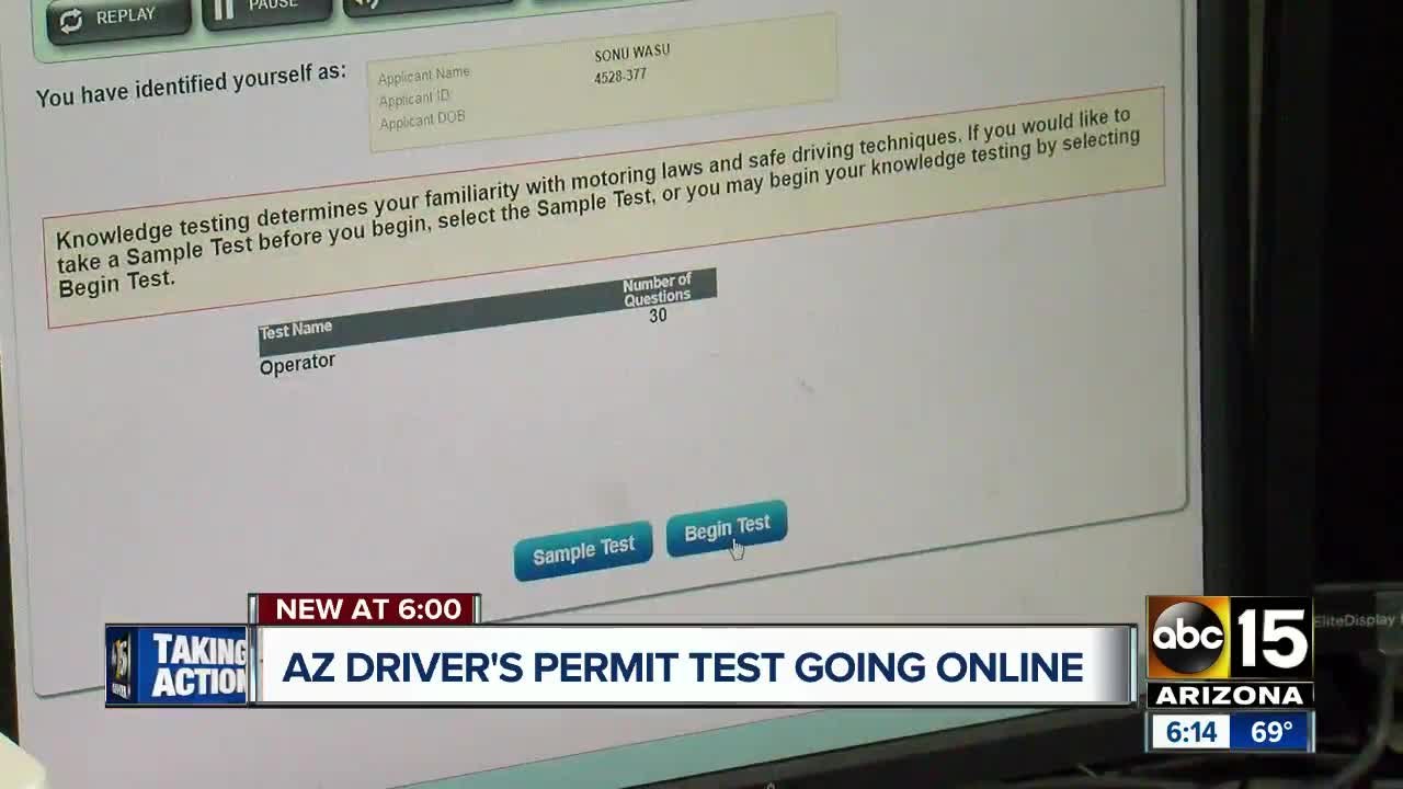 Arizona driver's permit test going online - video Dailymotion