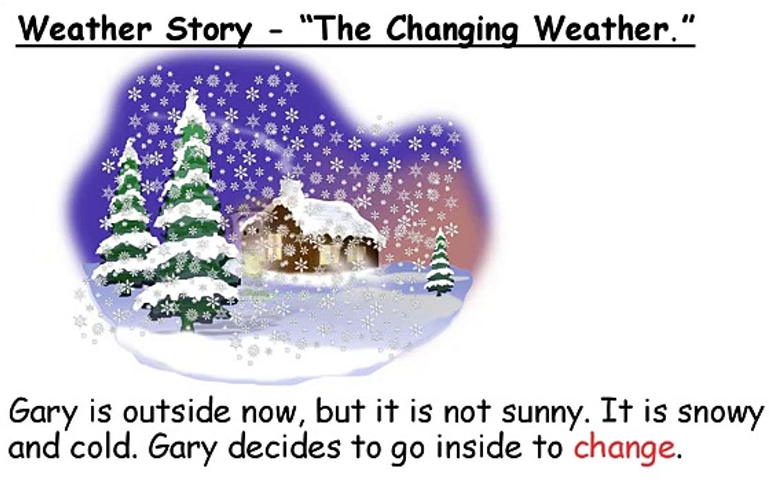 Weather Story - The Changing Weather (ESL Grade 2 English Story ...