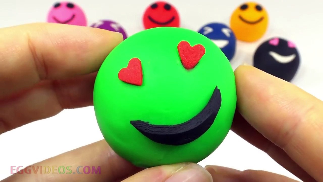 Play Doh Happy Laughing Smiley Face with Baby Theme Cutters Red Rolling ...