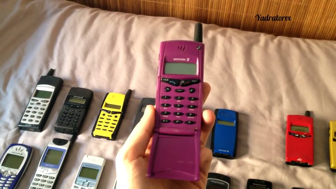 Sony Ericsson cell phone collection. From 1999 to new - video Dailymotion