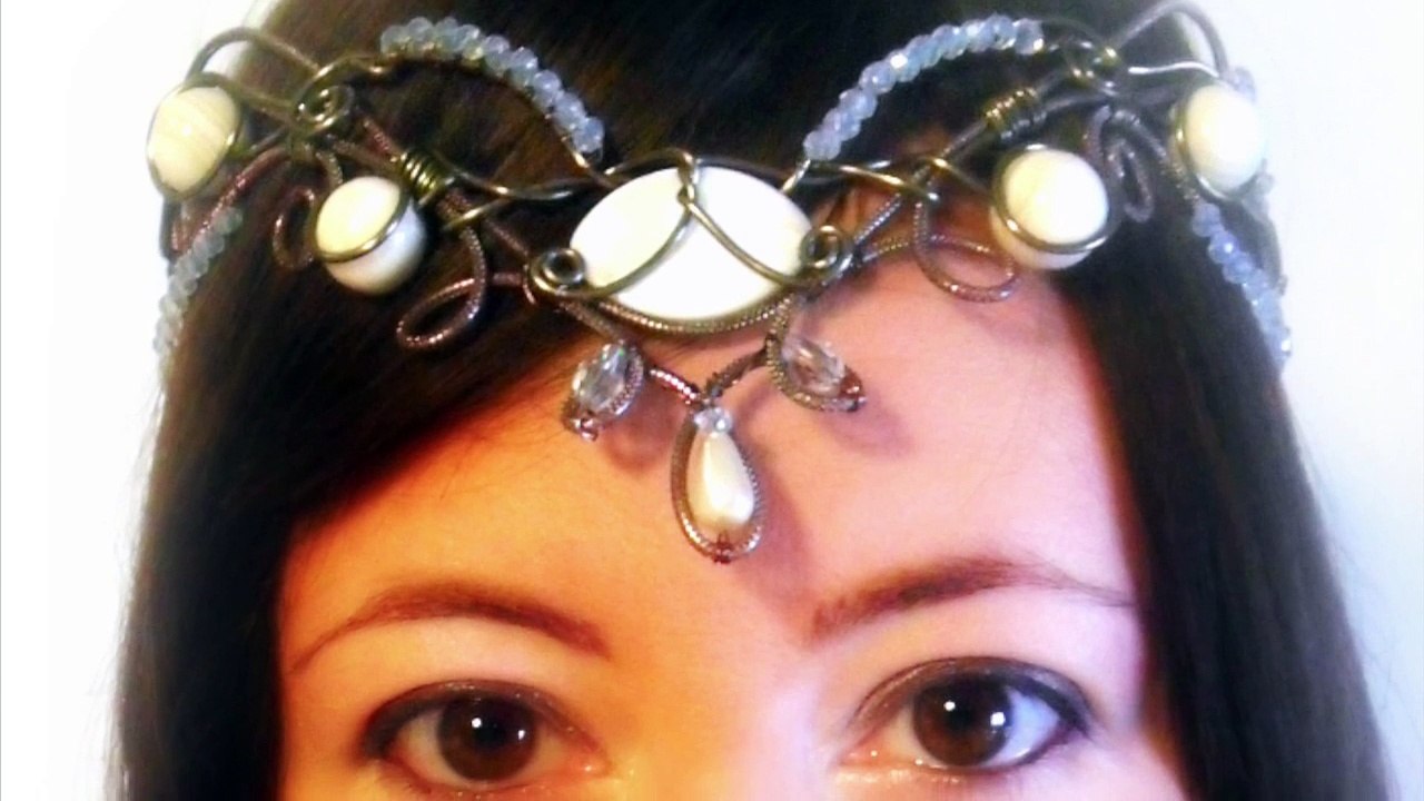 Wire Tiara DIY | Wire Wrapping Tutorial | Coroncina da Sposa e ...