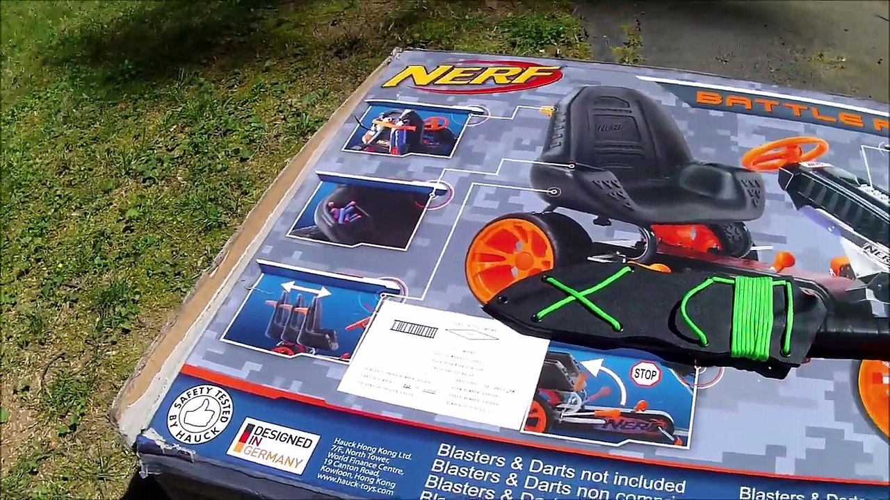 NERF Battle Racer Go-Kart Review - video Dailymotion