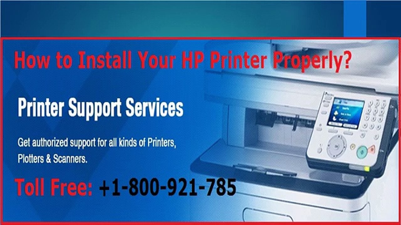 How to Install Your HP Printer Properly? - video Dailymotion