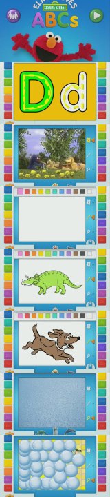 ELMO LOVES ABCs! Letter D! Sesame Street Learning Games/Apps for Kids ...