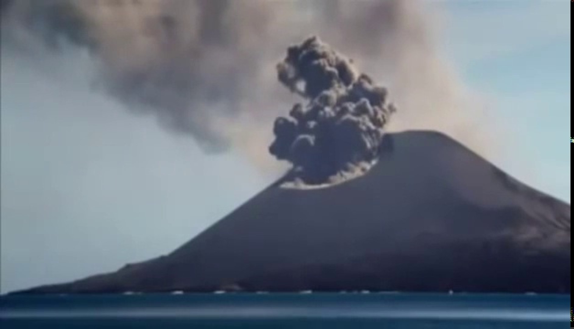 Mount Krakatoa Before Eruption