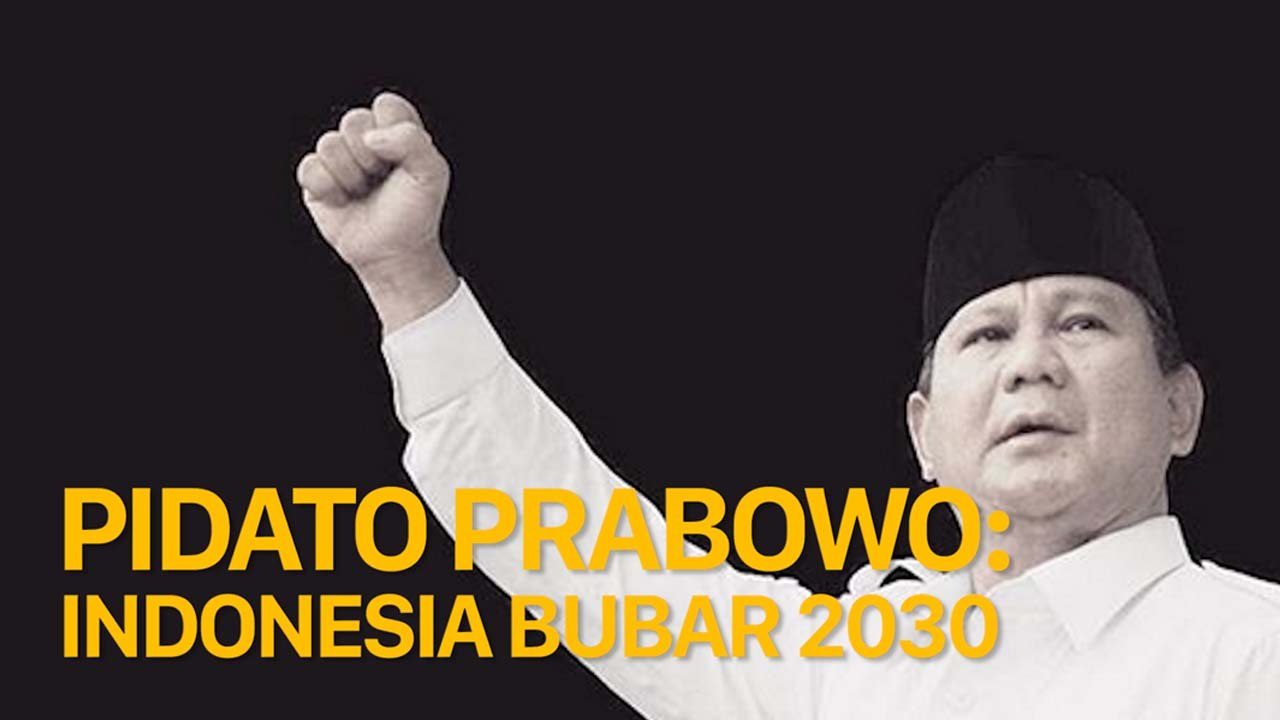 Inilah Pidato Prabowo yang Sebut Indonesia Bubar pada 2030 - Video Dailymotion