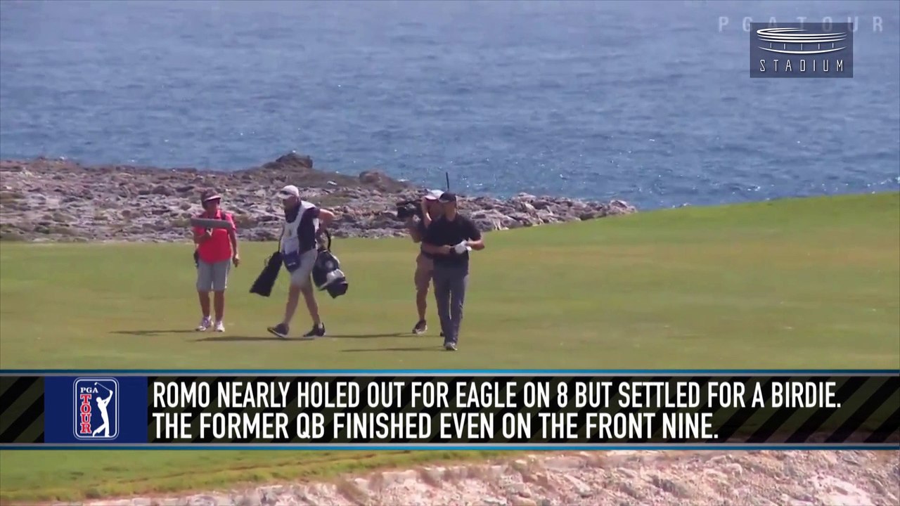 Tony Romo Shoots a 77 in His PGA TOUR Debut - video Dailymotion