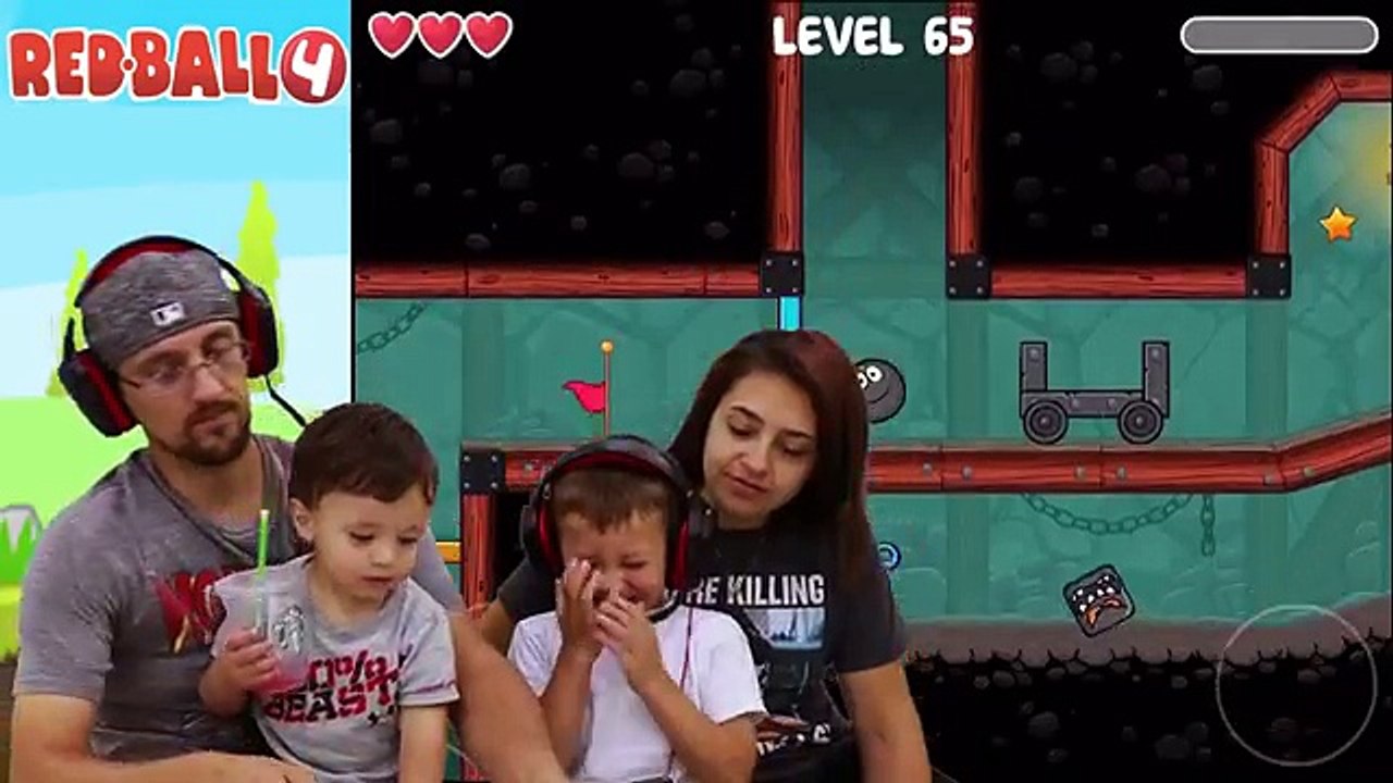 RED BALL 4- INTO THE CAVES GIRLFRIEND FALLS! FGTEEV #9 w- Chase Dad Mom ...