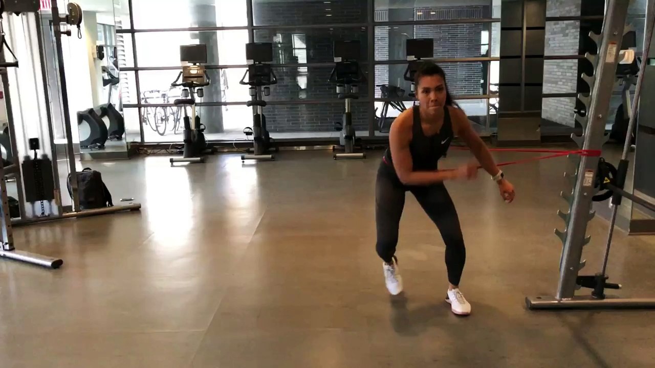 Resistance Band Workout: Banded Lateral Jumps - video Dailymotion