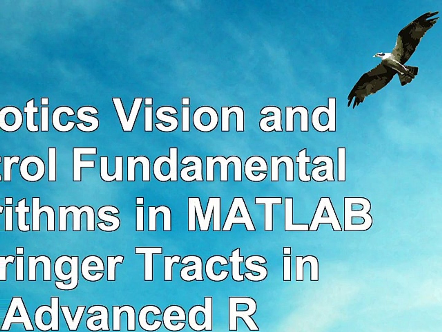Robotics Vision And Control Fundamental Algorithms In Matlab Springer 