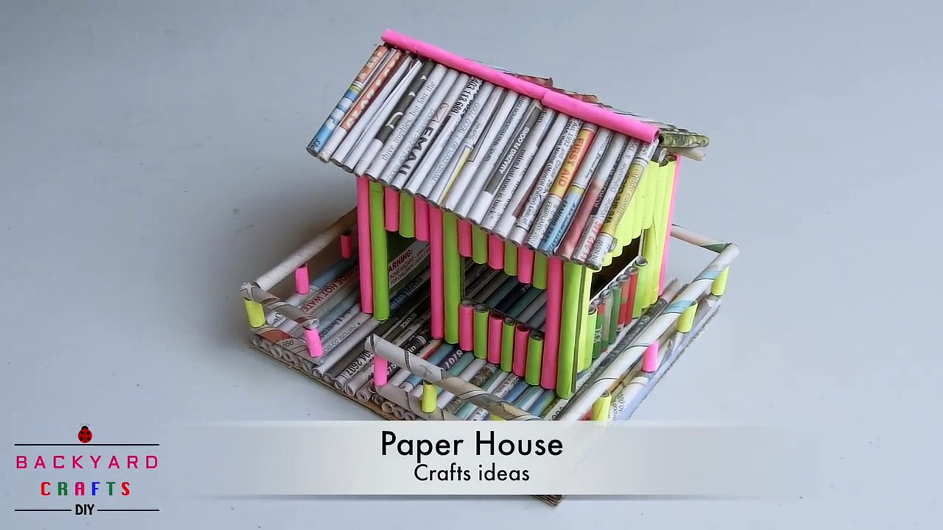 Paper House Model For Kids