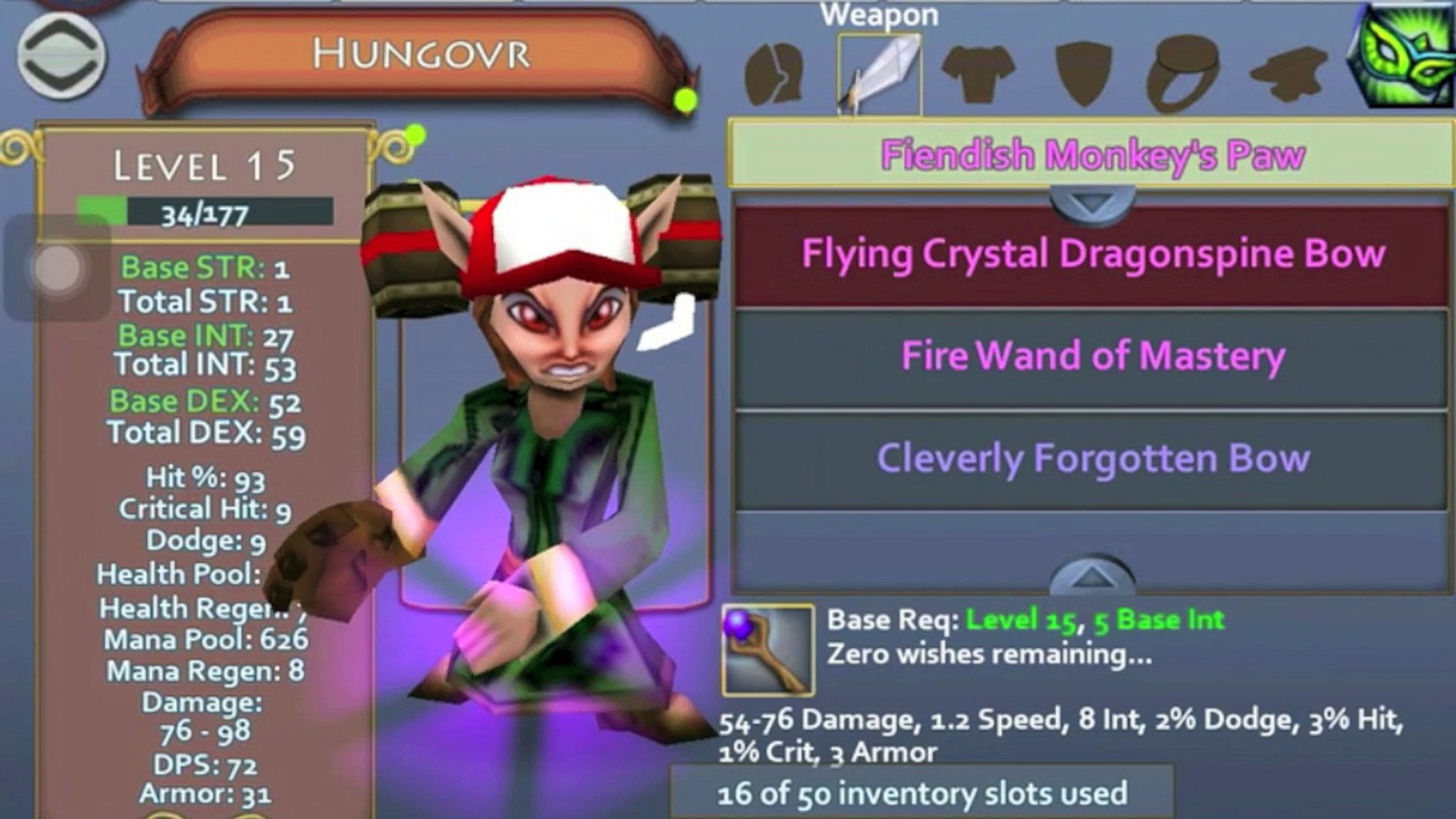 Pocket Legends Enchantress - gemsfasr