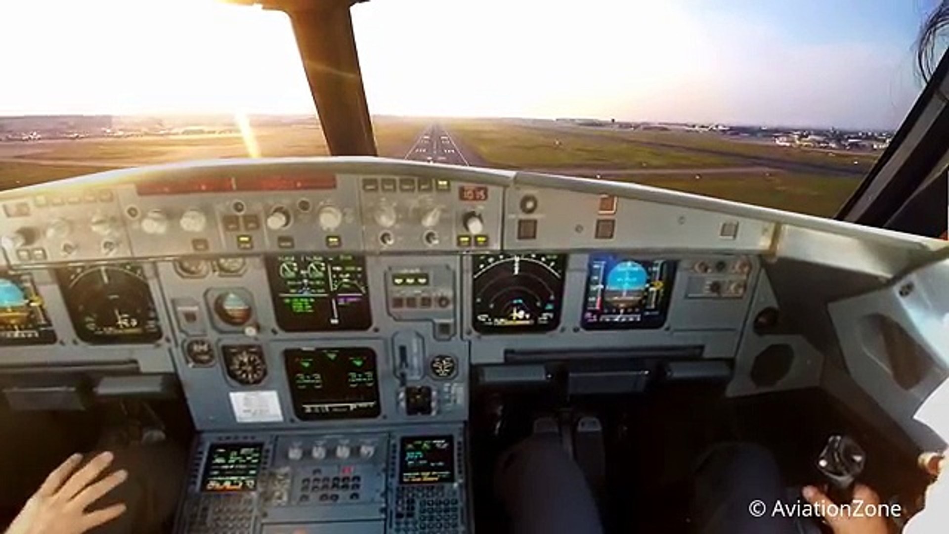 Cockpit View Takeoff