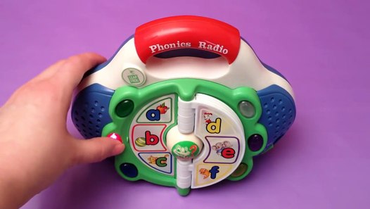Leap Frog Phonics Radio Toy with Lights Sounds Music - Learn Phonics ...