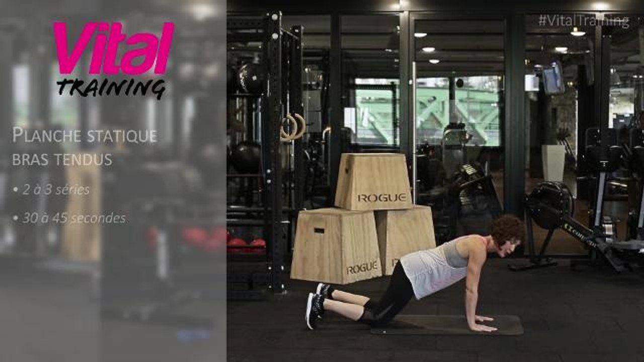 La planche statique bras tendus _#VitalTraining - Vidéo Dailymotion