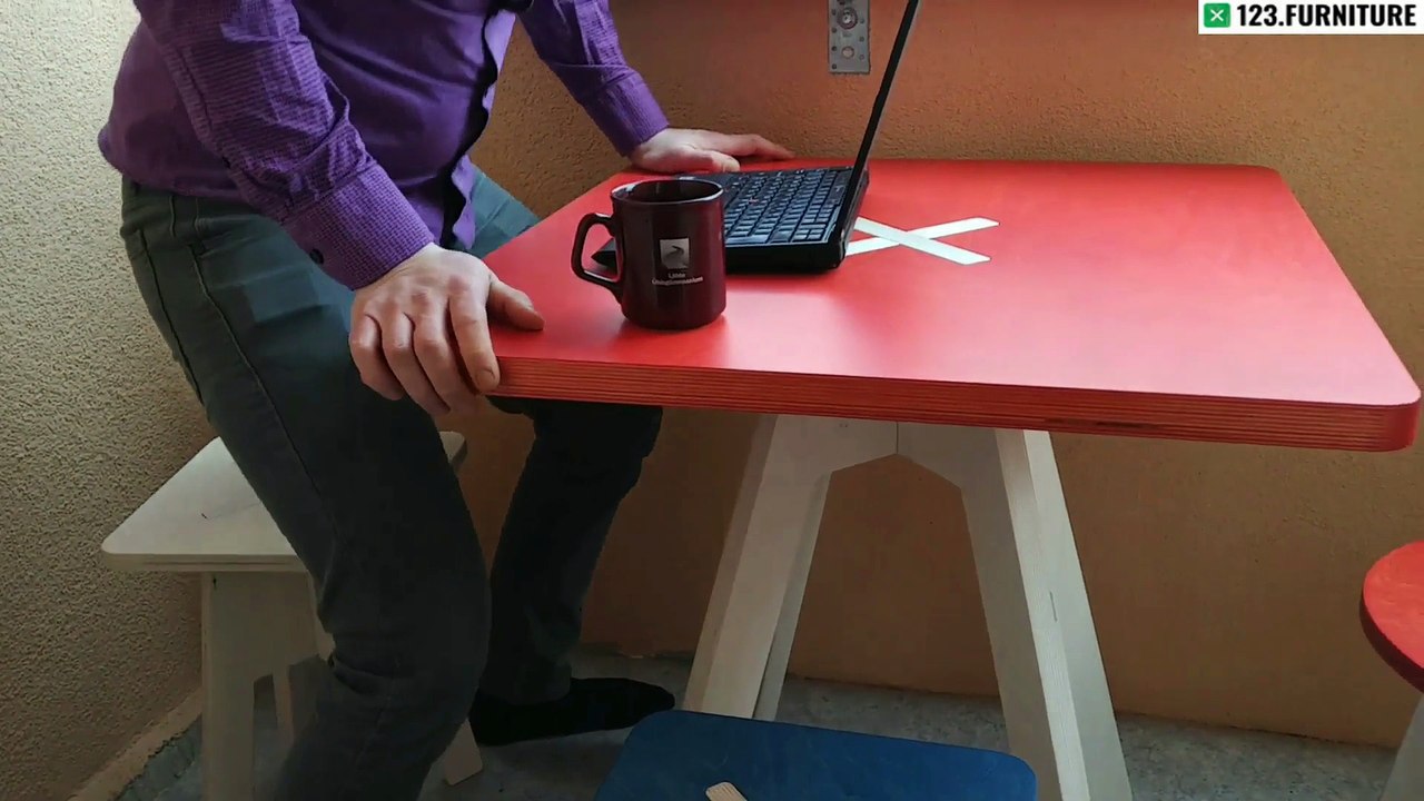How to assemble and disassemble table and stool set - video Dailymotion