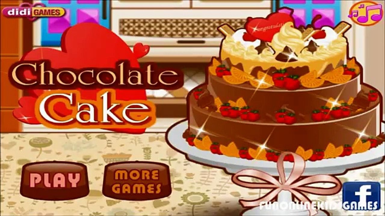 Cooking Chocolate Cake Game Play Online Cooking Games New Cake Recipe ...