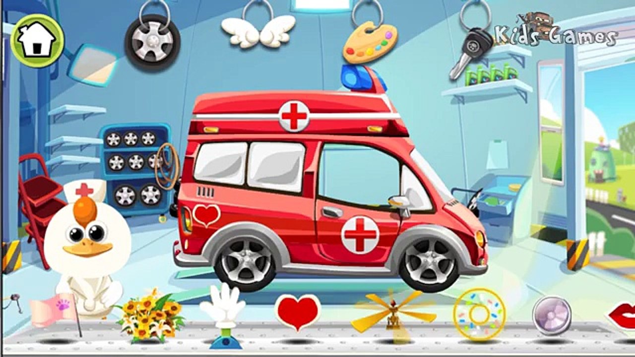 Dr Pandas Garage - Police car, Ambulance, Crane, Fire engine : Best ...