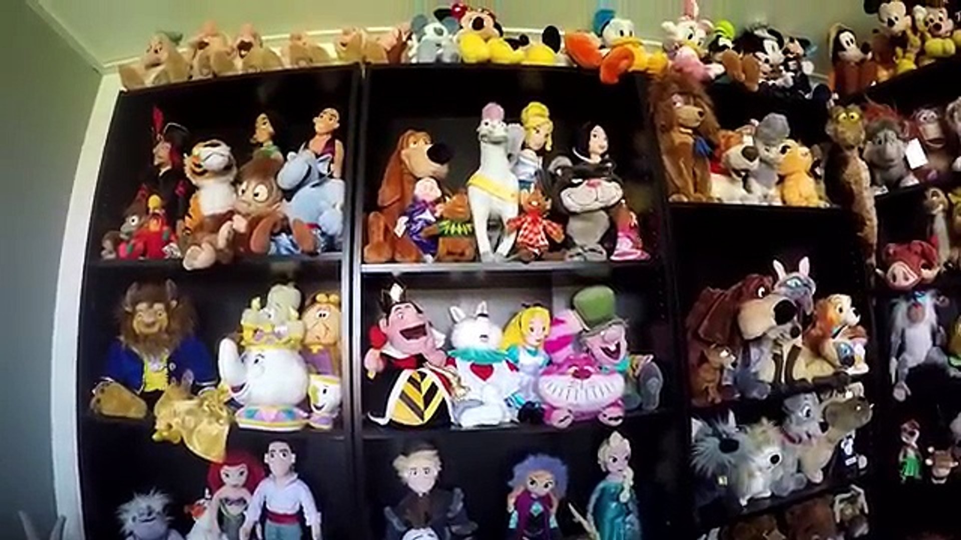 Disney plush collection soft toy room