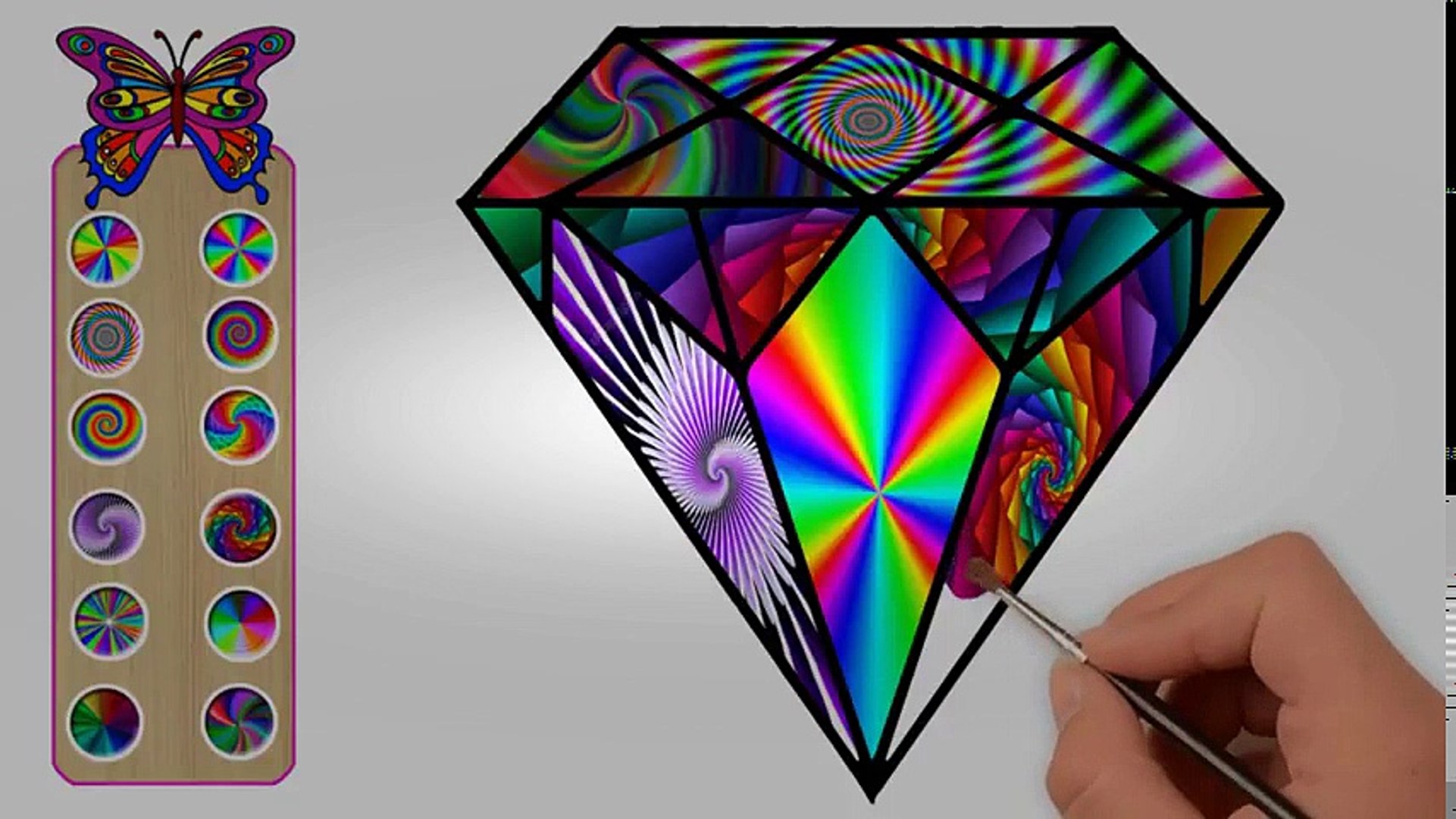 How To Draw A Diamond Color