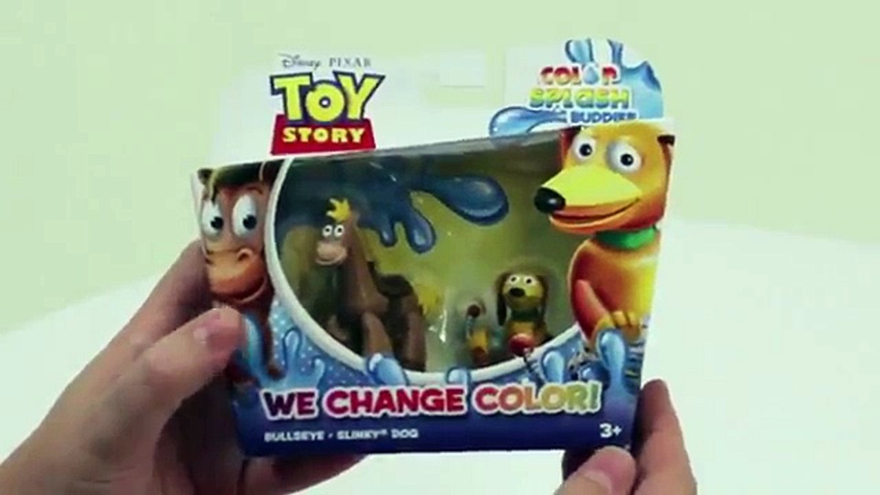 4 Color Changers Toy Story Splash Water toys Disney Pixar - buzz ...