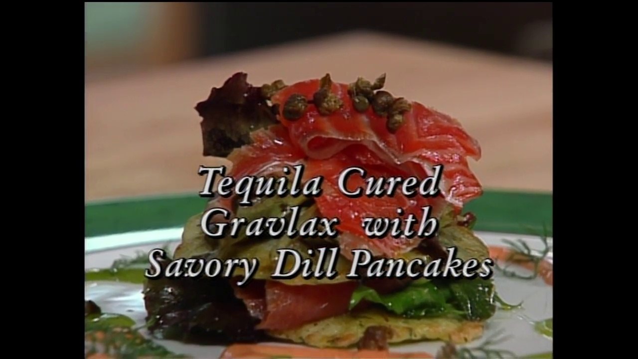 Tequila Cured Gravlax with Savory Dill Pancakes featuring Monique ...
