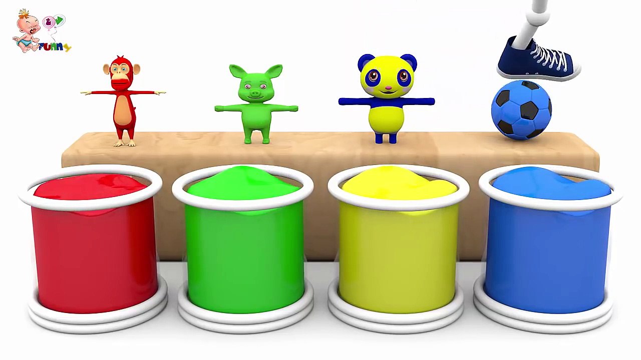 Learning to Colors and Animals with Soccer Balls for Children, Toddlers ...