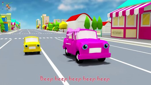 Baby Car Song Nursery Rhymes Baby songs Street Vehicles and Water Slide ...