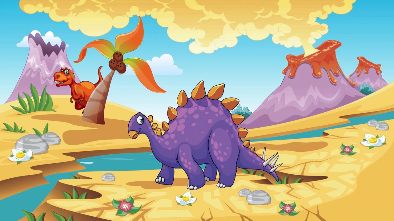 Funny Dinosaur Cartoons episode 1 Herbivores | Learning for Baby | Toon ...
