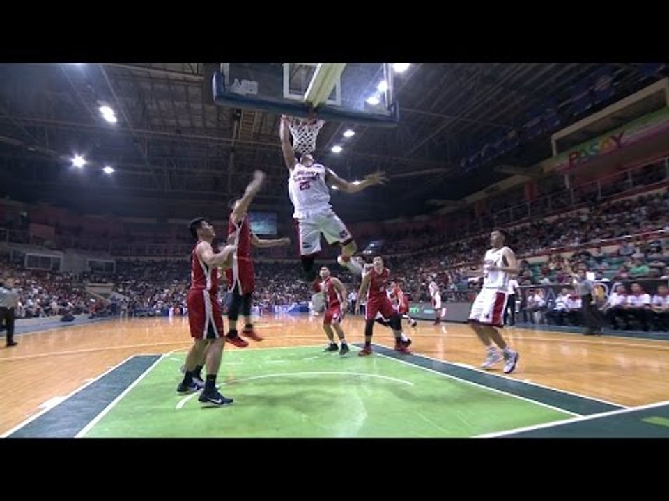 Aguilar Extends for the Putback Jam! | PBA Philippine Cup 2016 - 2017 ...