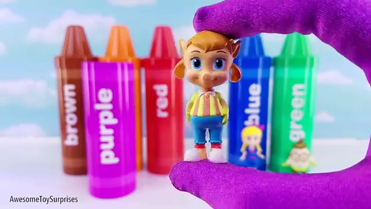 Goldie and the Bear Finger Family Nursery Rhymes Crayon Toy Surprises ...