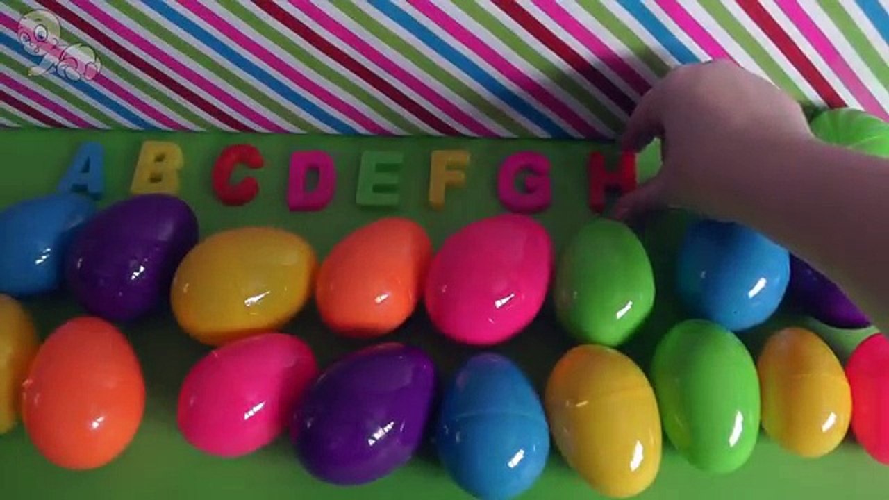 Alphabet Surprise Eggs - Learning The Whole Alphabet With Cool Surprise ...